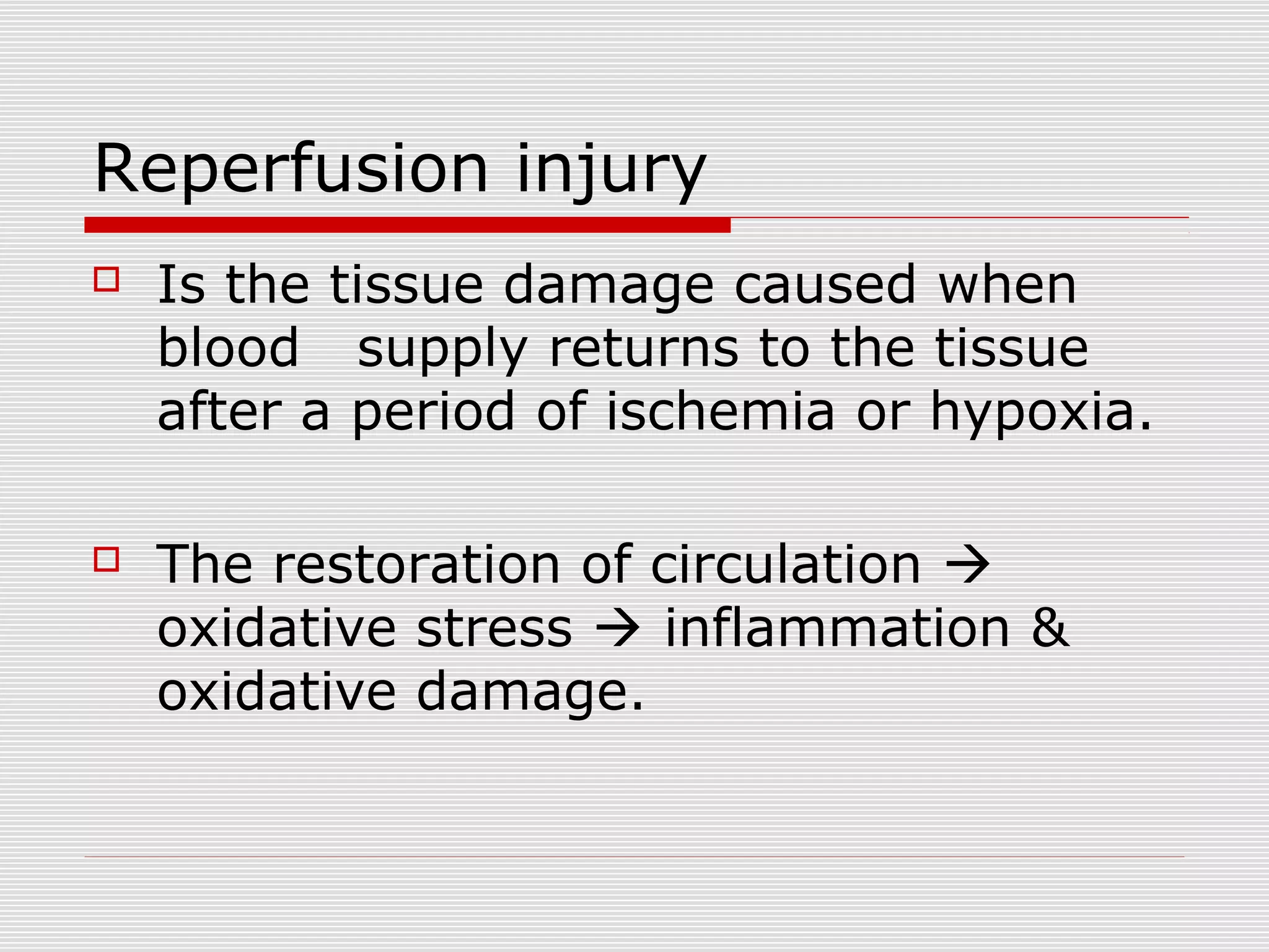 Cardiac metabolism & reperfusion injury | PPT