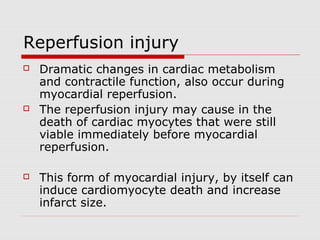 Cardiac metabolism & reperfusion injury | PPT