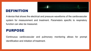 Cardiac monitoring | PPTX