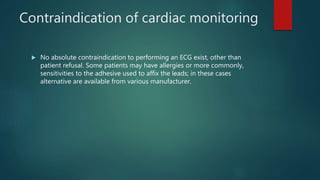 Cardiac monitoring(presentation ) for medical students | PPTX