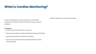 Cardiac Monitoring Overview in detail description | PDF