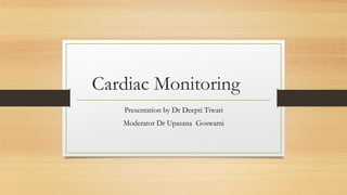 Cardiac monitoring ppt | PPTX