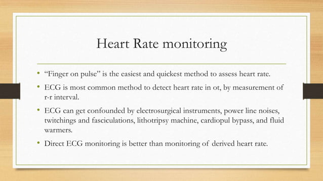 Cardiac monitoring ppt | PPTX