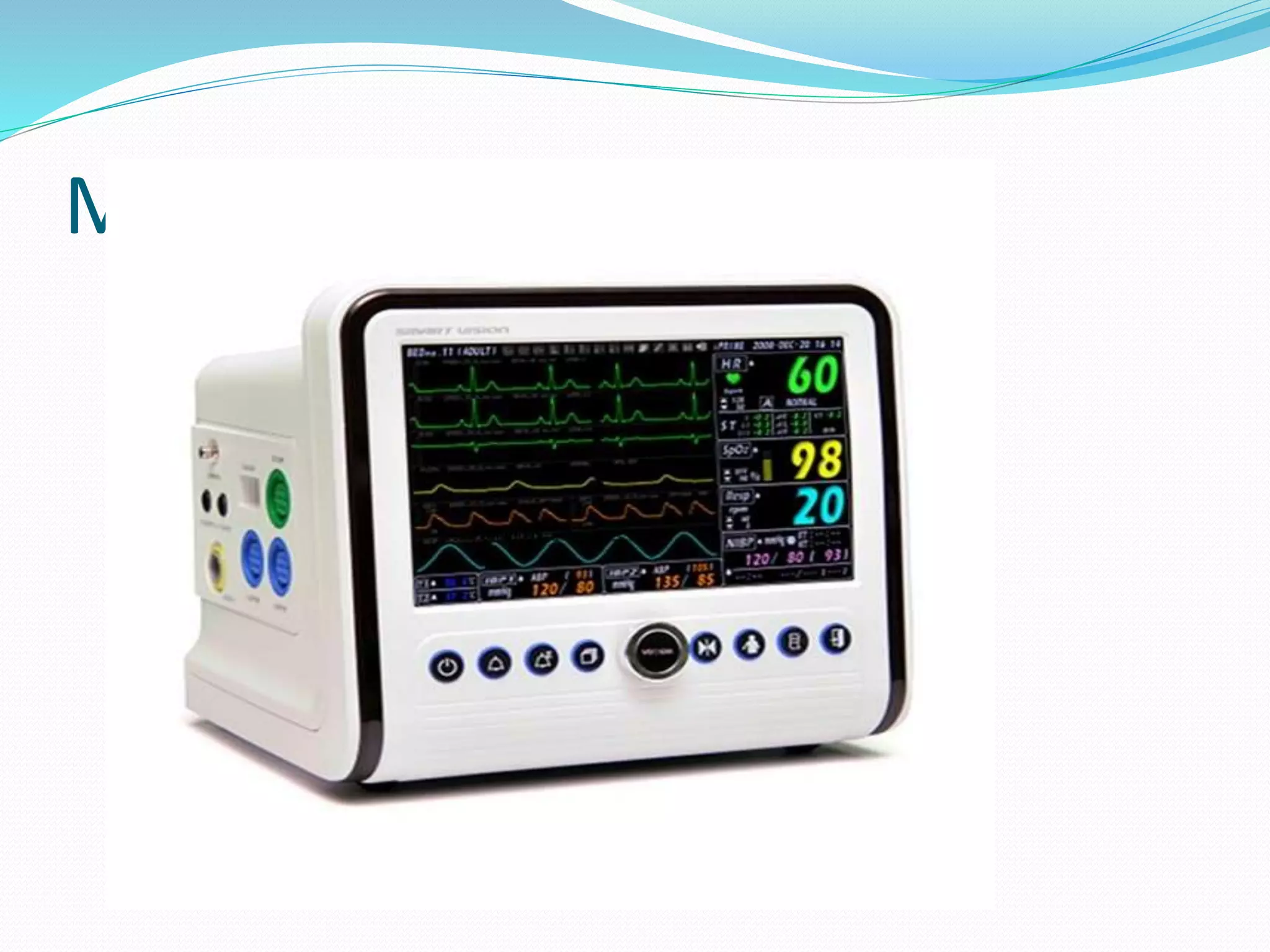 Cardiac monitor ppt | PPTX