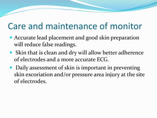 Cardiac monitor ppt | PPTX
