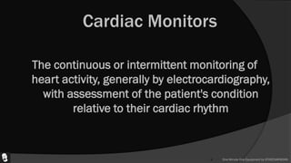 Cardiac monitors - Medical Equipment | PDF