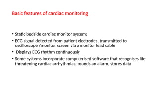 cardiac monitors and role of nurse in cardiac monitoring | PPTX
