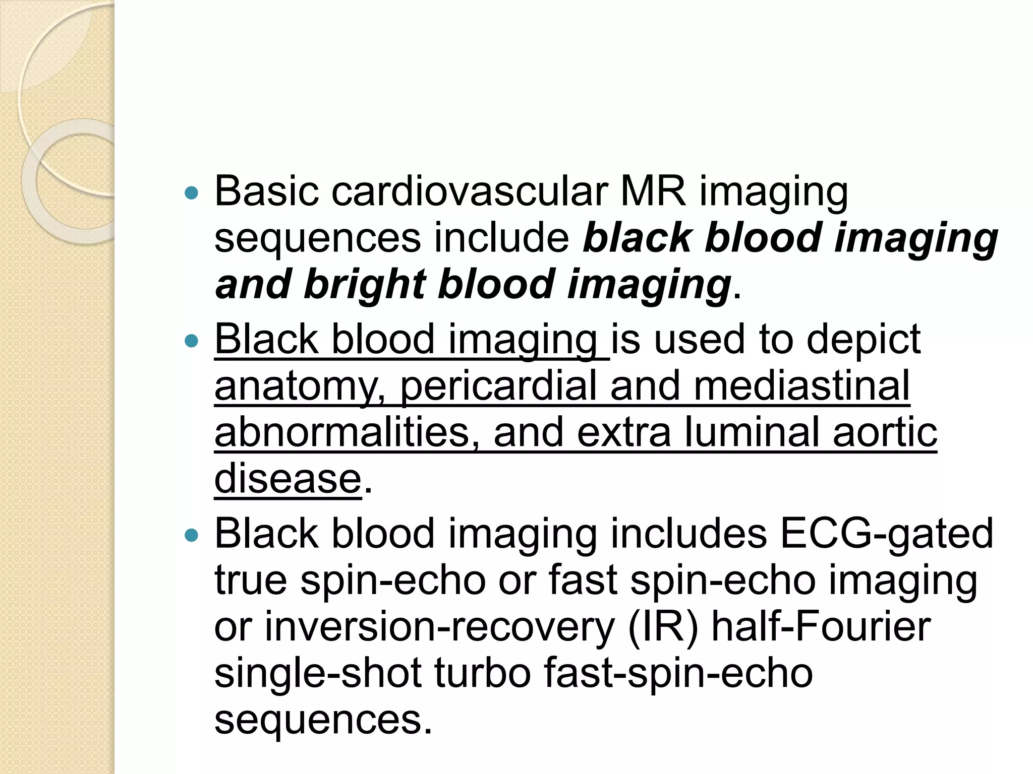 Cardiac MRI basics | PPTX