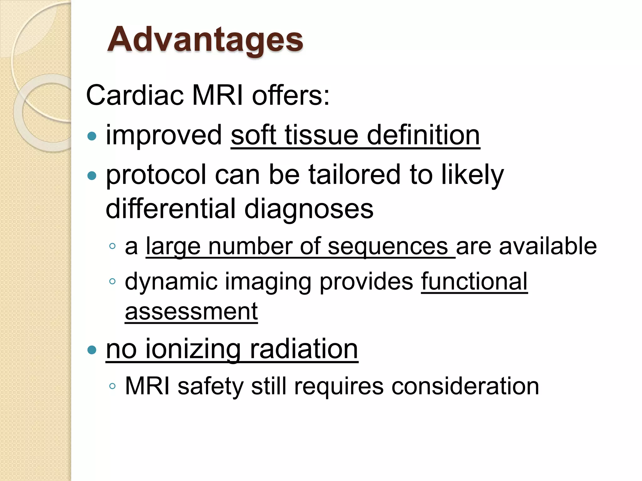 Cardiac MRI basics | PPTX
