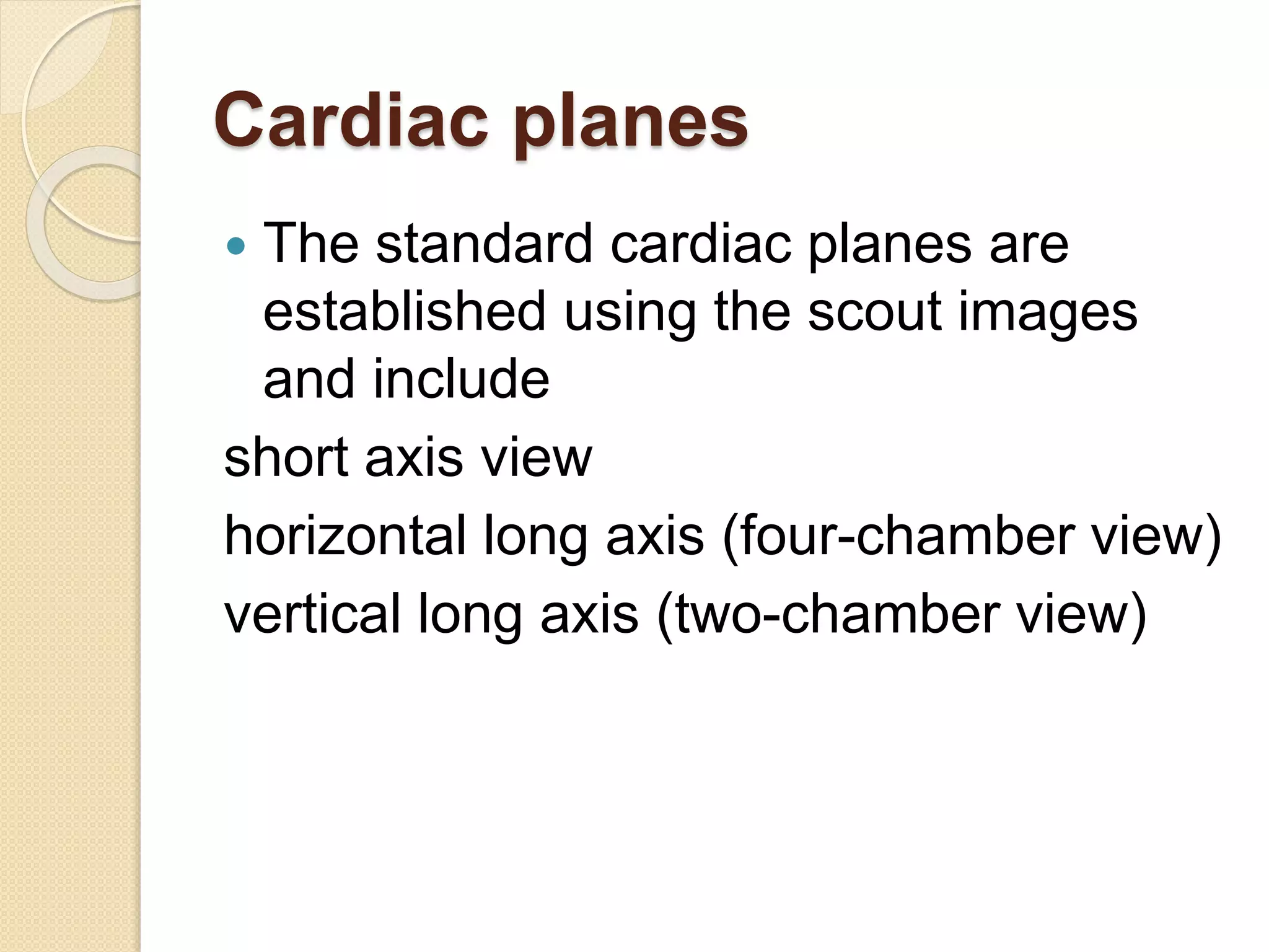 Cardiac MRI basics | PPTX