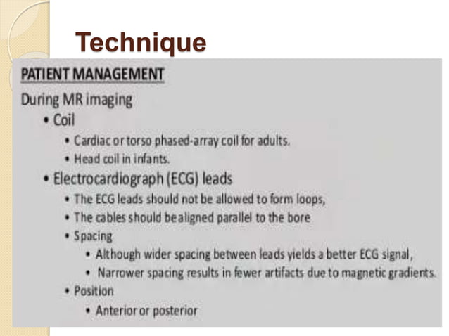 Cardiac MRI basics | PPTX