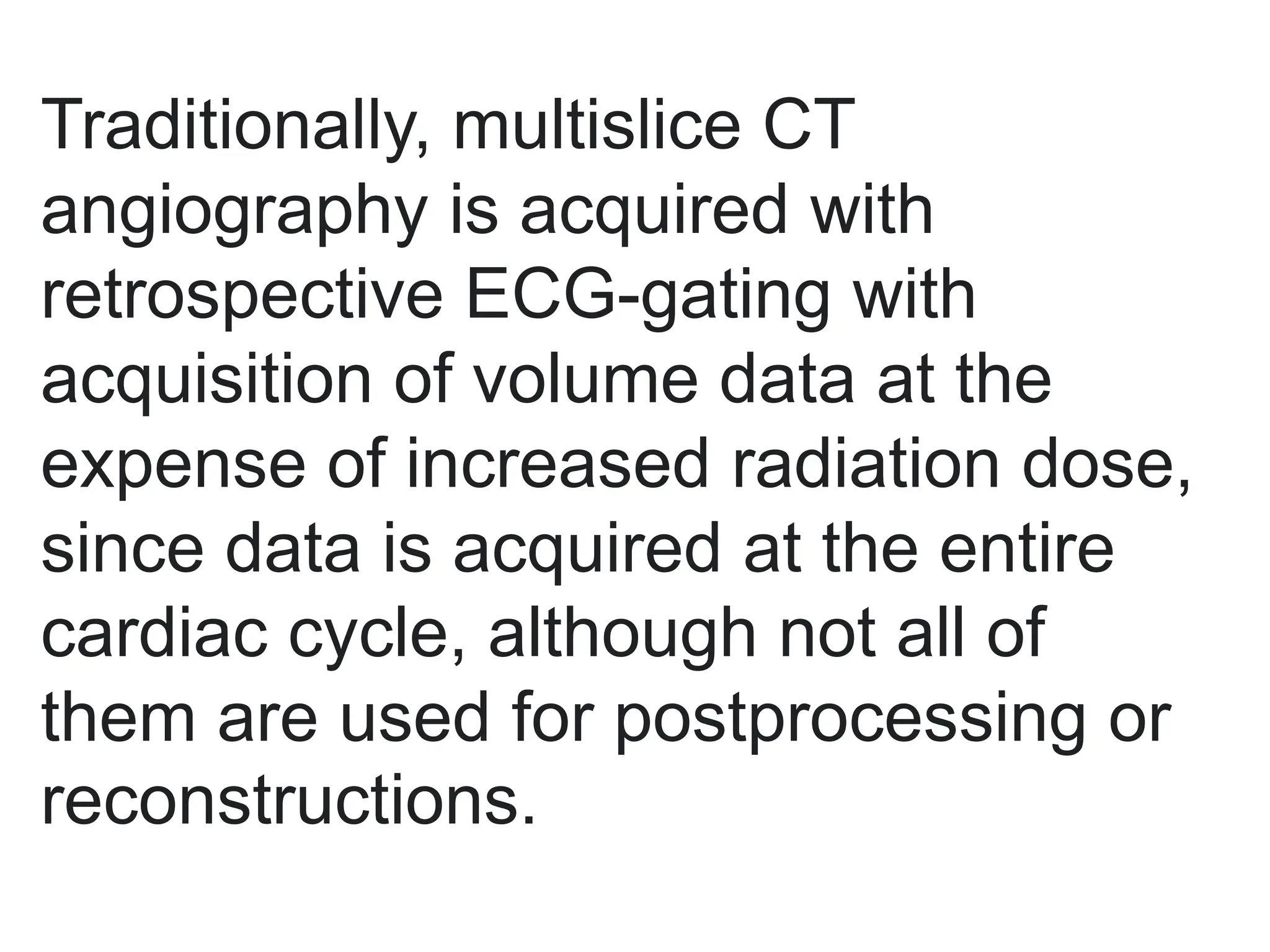cardiac multislice CT.prospective ECG ,retrospective ECG Gating.pptx