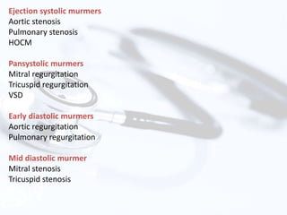 Cardiac murmers | PPT