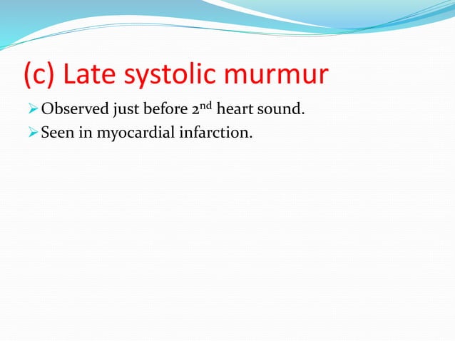 Cardiac murmur | PPT
