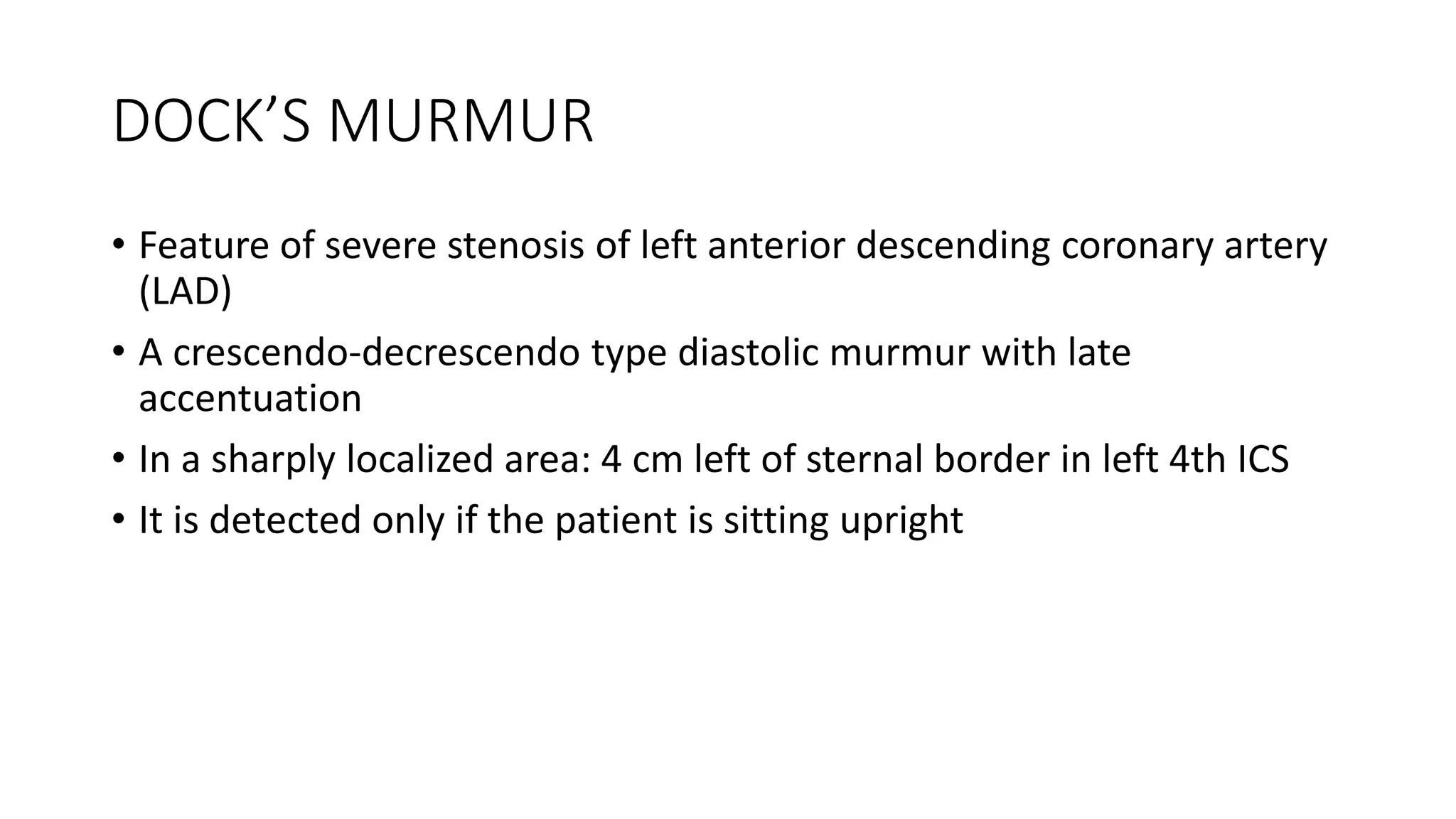 Cardiac Murmur & Dynamic Auscultation.pptx