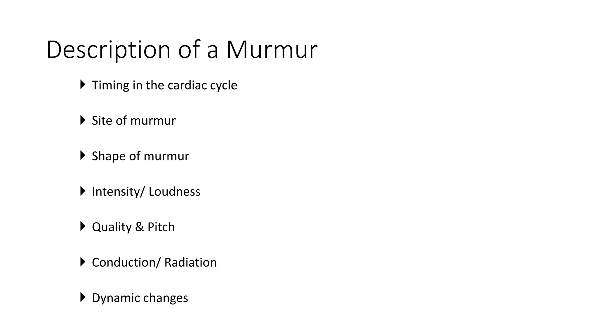 Cardiac Murmur & Dynamic Auscultation.pptx
