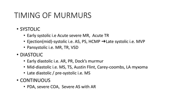 Cardiac Murmur & Dynamic Auscultation.pptx