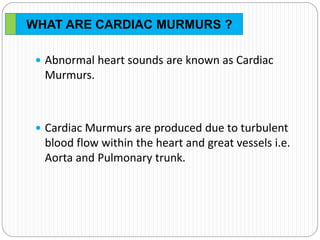 Cardiac Murmur by Dr.M.A.Lateef Siddiqui | PPT