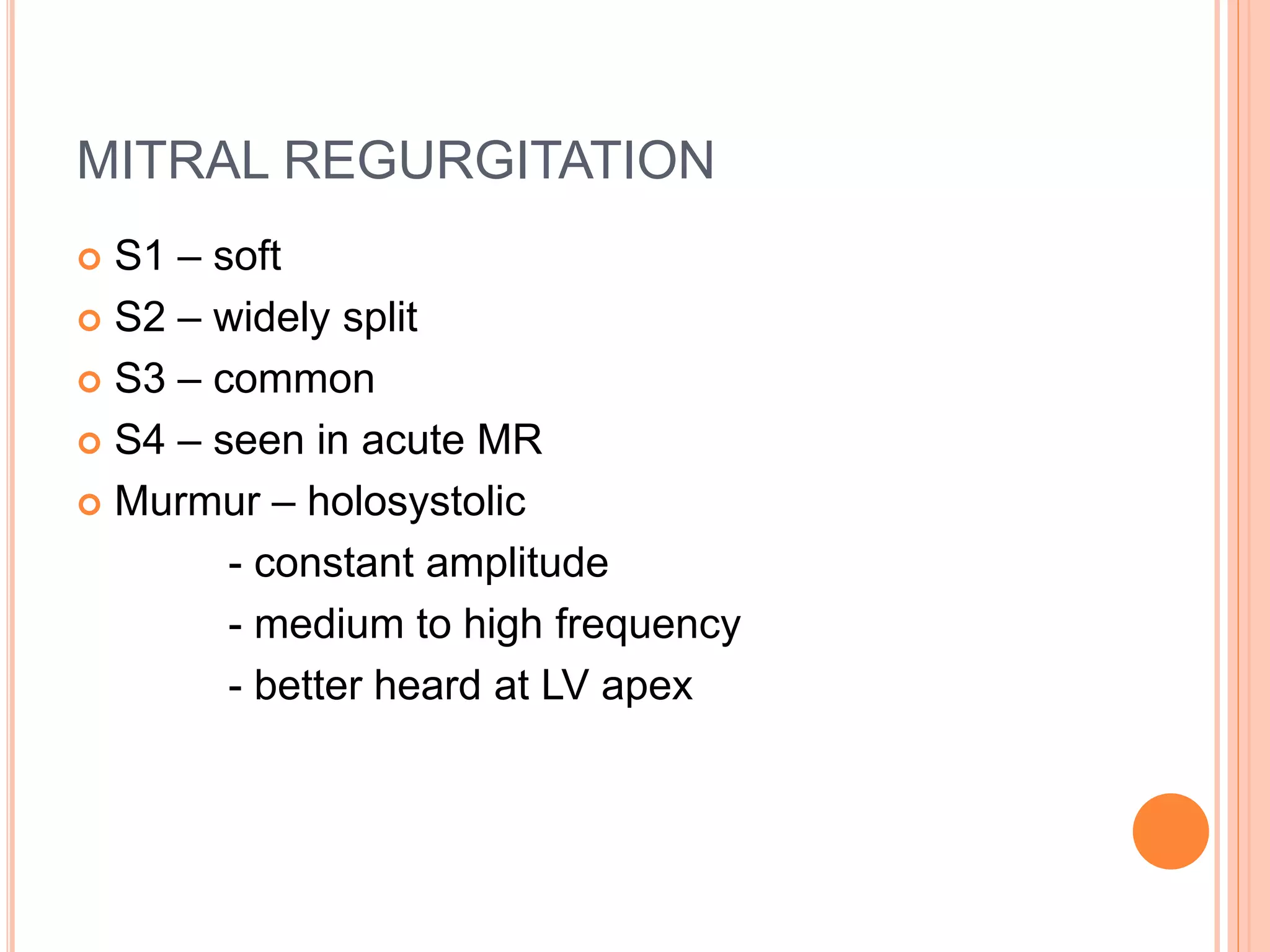 Cardiac murmurs and added sounds | PPTX