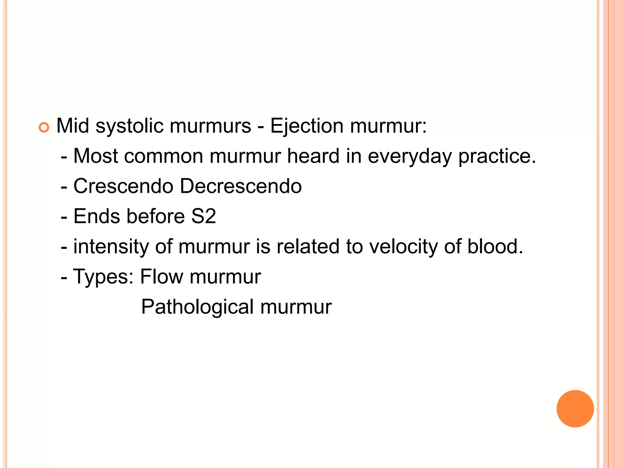 Cardiac murmurs and added sounds | PPTX