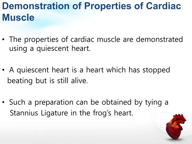 Cardiac muscle physiology | PPTX | Heart and Cardiovascular Diseases ...