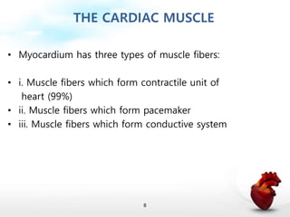 Cardiac muscle physiology | PPTX