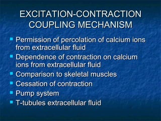 Cardiac muscles excitation contraction | PPT