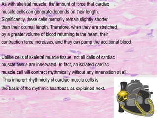 Cardiac muscle tissue | PPTX