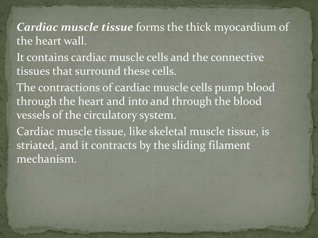 Cardiac muscle tissue and conducting system | PPTX