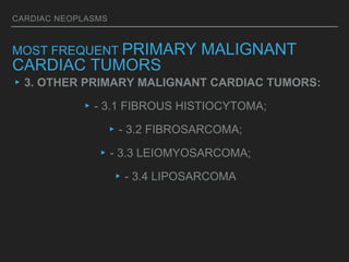 Cardiac neoplasms | PPTX