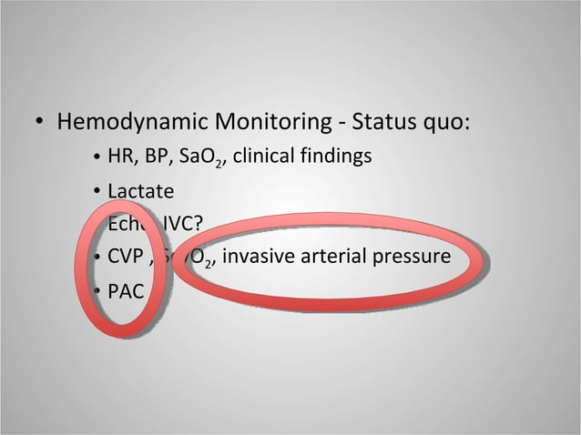 Haemodynamic monitoring | PPT