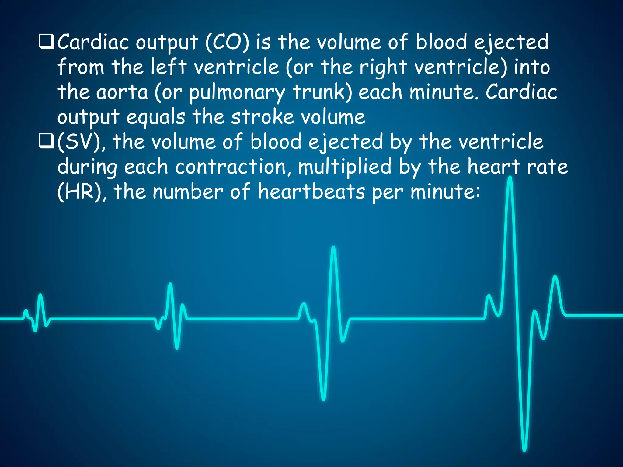 Cardiac output | PPTX
