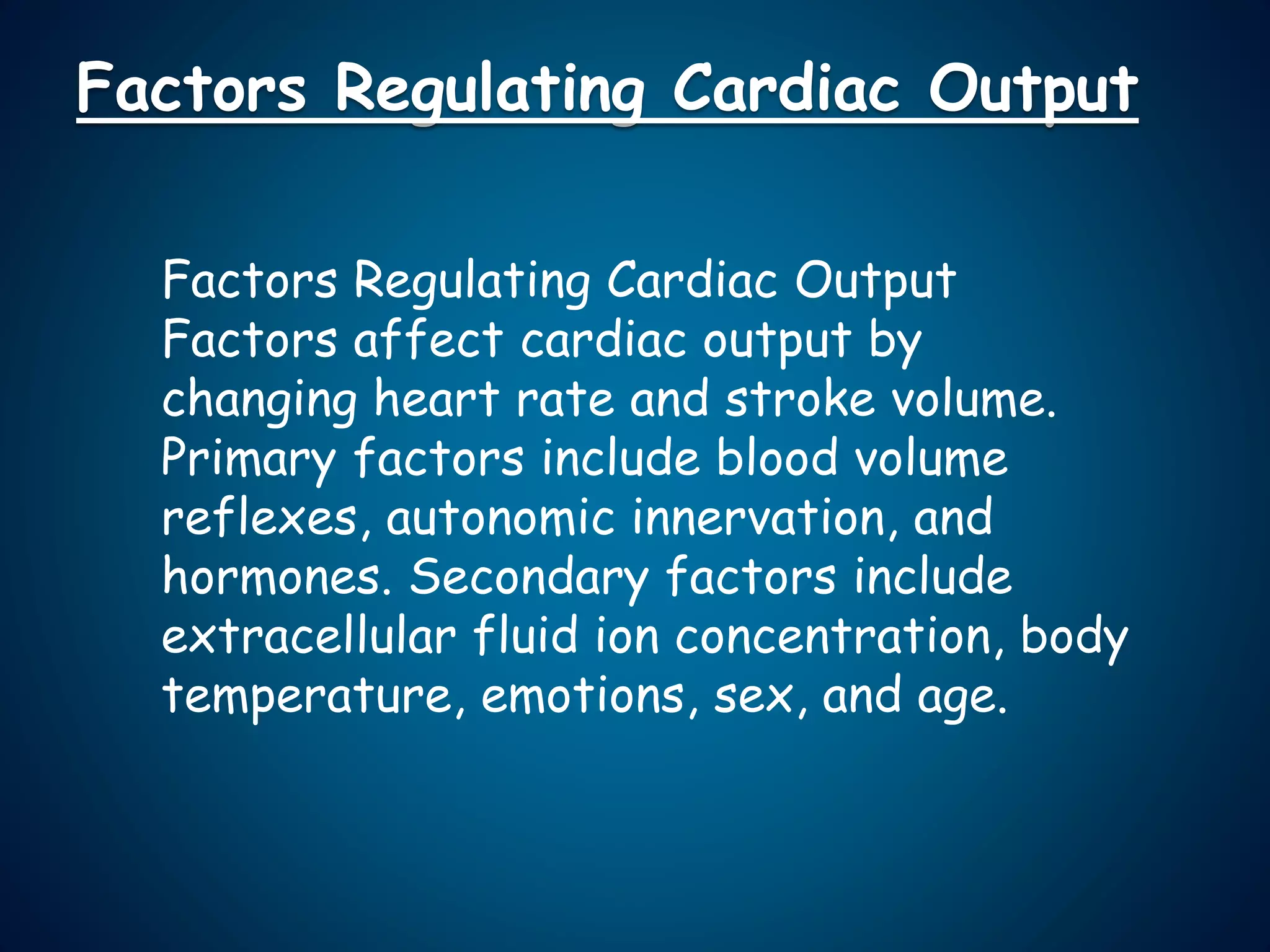Cardiac output | PPTX