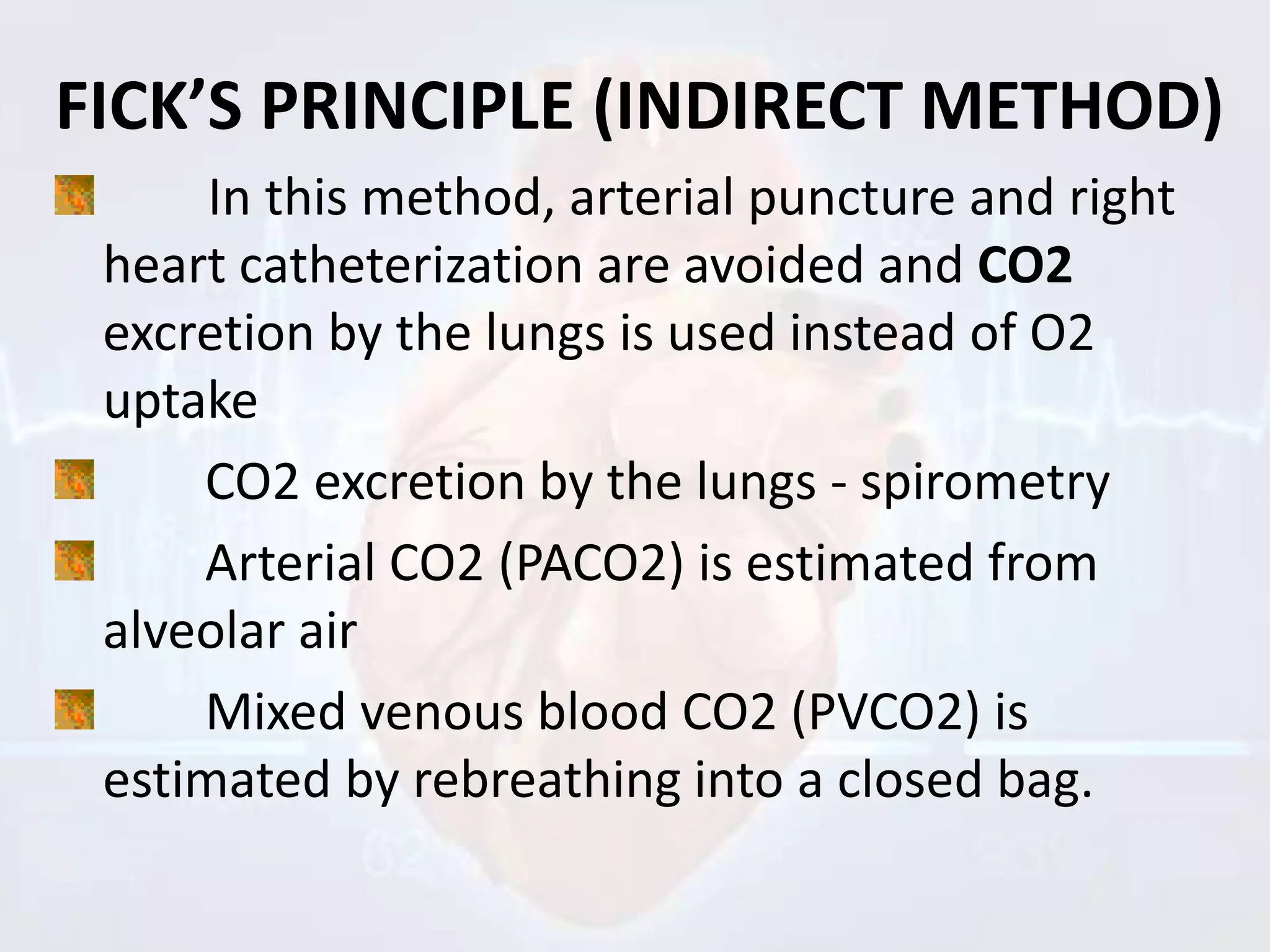 MEASUREMENT OF CARDIAC OUTPUT | PPTX