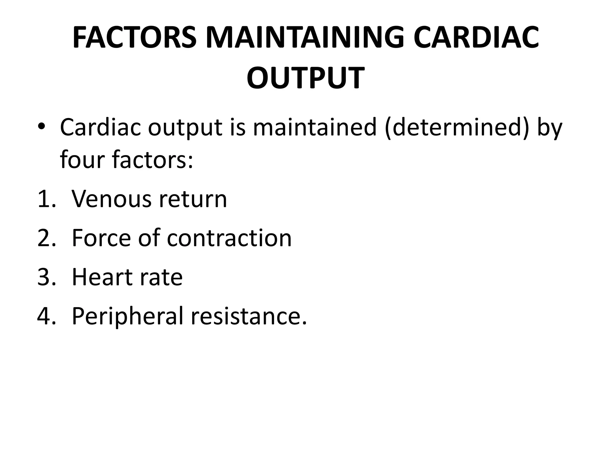 Cardiac output | PPTX