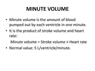 Cardiac output | PPTX