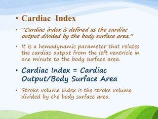 Cardiac Output | PPTX