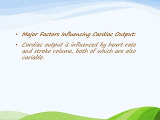 Cardiac Output | PPTX