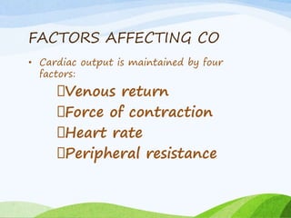 Cardiac Output | PPTX