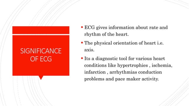 Cardiac output and ECG for sem 8 bpharm s | PPTX | Heart and ...