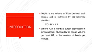 Cardiac output and ECG for sem 8 bpharm s | PPTX | Heart and ...
