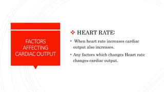 Cardiac output and ECG for sem 8 bpharm s | PPTX | Heart and ...