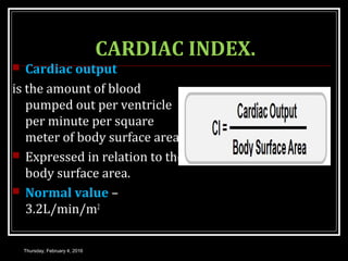 Cardiac output 1 | PPT