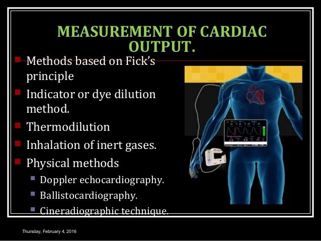 Cardiac output 1