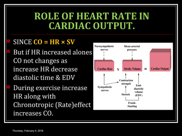 Cardiac output 2 | PPT | Heart and Cardiovascular Diseases | Diseases ...