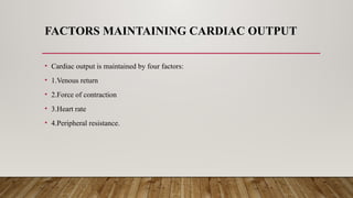 Cardiac output and Heart Rate.pptxnnnnnnn | PPTX