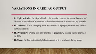 Cardiac output and Heart Rate.pptxnnnnnnn | PPT