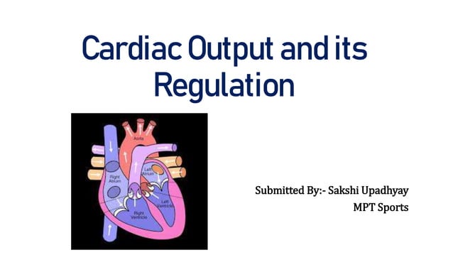 Cardiac Output and its Regulation.pptx | Heart and Cardiovascular ...