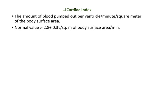 Cardiac Output and its Regulation.pptx | Heart and Cardiovascular ...