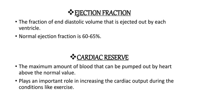 Cardiac Output and its Regulation.pptx | Heart and Cardiovascular ...